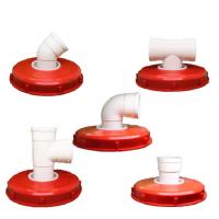 China Sample Customization IBC Tank Elbow Pipe Fitting and Parts Plumbing Fittings 24.5cm for sale
