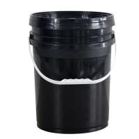 China Customrized Logo 5 Gallon Plastic Bucket Pail Barrel For Paint Industry Packing Container for sale