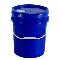 China Round 5 Gallon 20 liter Plastic PP Bucket With Spout Lid Handle For Water Paint Oil for sale