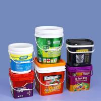 China 2.5 Gallon 10L Plastic Paint Buckets for Storage Container Food Grade Custom LOGO Printing for sale