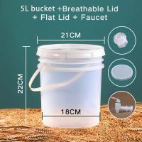 China 5L 10L 20L Translucent Fermentation Bucket for Household Processing Types Beer for sale