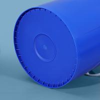 China Nozzle Spout Cover 20L Plastic Bucket for Lubricant and Water Translucent for sale