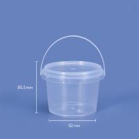 China Store Your Ice in Style with 1000ml Round Plastic Bucket and Lid Set for sale