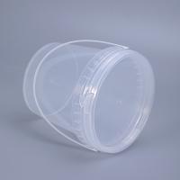 China Water Bucket with Customize Print Transparent Food Grade Impact Resistant Plastic for sale