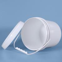 China Food Pickle Storage Pail 4L Plastic PP Bucket With Sealing Lid Heat Transfer Printing for sale