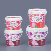China 300ML Food Grade Ice Cream Container in White/Clear/Black - Durable PP Material for Eco-Friendly Packaging for sale