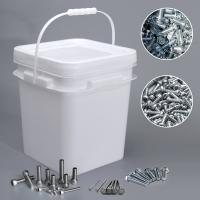 China 5L 9L 12L 18L 20L Rectangular Square Plastic Buckets for Hardware Accessories Storage for sale