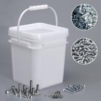 China 5L 9L 12L 18L 20L Rectangular Square Plastic Buckets for Hardware Accessories Storage for sale