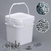 China 5L 9L 12L 18L 20L Rectangular Square Plastic Buckets for Hardware Accessories Storage for sale