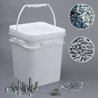 China 5L 9L 12L 18L 20L Rectangular Square Plastic Buckets for Hardware Accessories Storage for sale