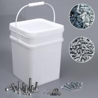 China 5L 9L 12L 18L 20L Rectangular Square Plastic Buckets for Hardware Accessories Storage for sale