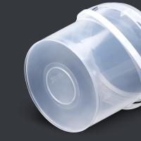 China Custom Color 1L Plastic Bucket With Lid For Keeping and Preserving Black Pepper Sauce for sale