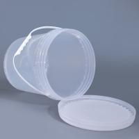 China 10L Plastic Paint Bucket With Metal Handle For Chemical Industry Silk Screen Printing for sale