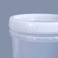 China 10L Plastic Paint Bucket With Metal Handle For Chemical Industry Silk Screen Printing for sale