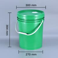China 5 Gallon 20 Liter Plastic Bucket With Oil Nozzle For Chemical Liquid 100% PP Material for sale
