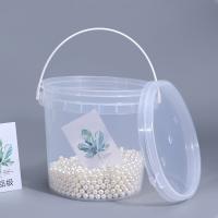 China 3L Food Grade PP Plastic Pails with Custom Logo Printing - Round Shape Industrial Containers for sale