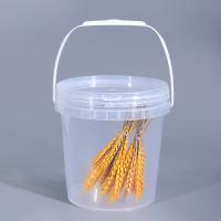 China 3L Food Grade PP Plastic Pails with Custom Logo Printing - Round Shape Industrial Containers for sale