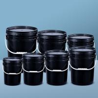 China Food Grade Safe 5 Litre Silk Screen Printing Plastic Bucket for Paint Popcorn Container for sale