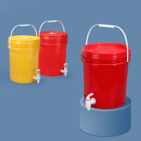 China Food Grade Safe 5 Litre Silk Screen Printing Plastic Bucket for Paint Popcorn Container for sale
