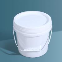 China Custom Logo 10L Plastic Bucket for Silk Screen Printing - Food Grade HDPE Container with 10 Liter Capacity for sale