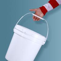 China Secure Seal Lids Round 20L HDPE Plastic Pail for Industrial Chemical Paint Containers for sale