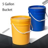 China Secure Seal Lids Round 20L HDPE Plastic Pail for Industrial Chemical Paint Containers for sale