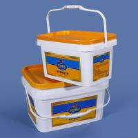China Custom Color 20L Food Grade PP Plastic Paint Bucket - 5L to 25L Capacity Options for sale