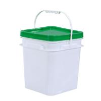 China Custom Color 20L Food Grade PP Plastic Paint Bucket - 5L to 25L Capacity Options for sale