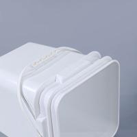 China Acrylic Plastic Ice Bucket 8 Liter  White / Yellow Color for sale