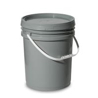 China Customized Logo Paint Container Stacking Empty Plastic Barrel with Tamper Evident Lid for sale