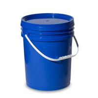 China Customized Logo Paint Container Stacking Empty Plastic Barrel with Tamper Evident Lid for sale