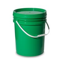China Customized Logo Paint Container Stacking Empty Plastic Barrel with Tamper Evident Lid for sale