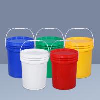 China 20L Capacity Waterproof Paint Construction Pail Liners with Cover and Customized Logo for sale