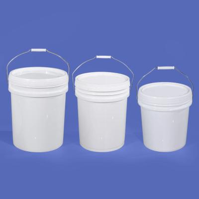China Sample Supplied 20 Liter BPA-Free Recyclable Paint Pail with Iron Handle and Lid for sale