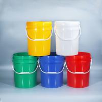 China Personalized Logo Printing PP 20l Plastic Oil Bucket for Grade Food Grade Container for sale
