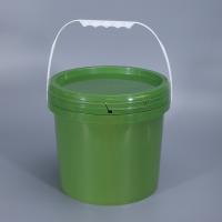 China Household Kitchen Pet Food Storage Bucket 5L Capacity with Pull-Ring Cap PP Plastic for sale