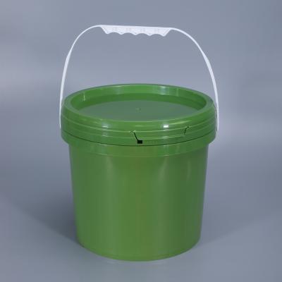 China Household Kitchen Pet Food Storage Bucket 5L Capacity with Pull-Ring Cap PP Plastic for sale