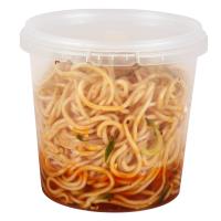 China Food Grade Round Thickened Food Packaging Container Jar With Anti-theft Lid Kitchen Classic Design Style CLASSIC for sale