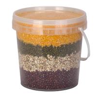 China UMETASS 1Liter PP Plastic Ice Cream Cookies Honey Leak Proof Food Bucket Container for sale