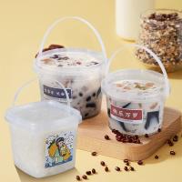 China Custom Food Grade Plastic Storage Buckets 280ml 500ml 1000ml with OEM Color and Printing Options for sale