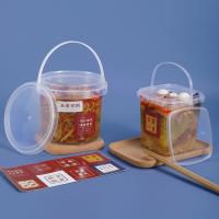China Custom Food Grade Plastic Storage Buckets 280ml 500ml 1000ml with OEM Color and Printing Options for sale