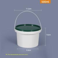 China Customrized Logo 350ml 500ml 700ml Disposable PP Plastic Round Food Bowl with Lid for sale