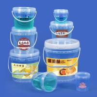 China Ice Beer Champagne Drink Round Plastic Bucket Pail Customized Paint for sale