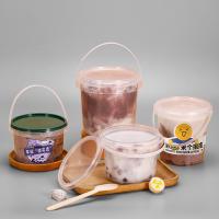 China Enjoy Delicious Ice Cream with Our 16oz Butter Spread Box 350ml-700ml Plastic Bucket for sale