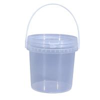 China Customizable 1L-20L Clear Food Grade Snacks Milk Tea Packing Bucket With Lid for B2B for sale