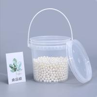 China Printing Silk Screen Printing.heat Transfer Printing 1L Clear Plastic Buckets for Yogurt for sale