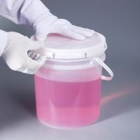 China 20liter PP Plastic Bucket Handle Lid For Customrized Logo Paint Packaging with No Leakage for sale