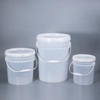 China 20liter PP Plastic Bucket Handle Lid For Customrized Logo Paint Packaging with No Leakage for sale