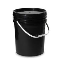 China Food Grade PP 5 Gallon Round Plastic Bucket with Handle and Tight-Fitting Lid for sale