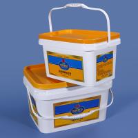 China Thickened Lid Plastic Rectangle Bucket With Lid For Outdoor Fishing Camping 4 Gallon for sale